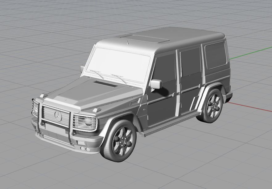 Mercedes G 3D print model | CGTrader