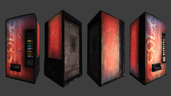 3D model Fully detailed Vending Machine VR / AR / low-poly | CGTrader