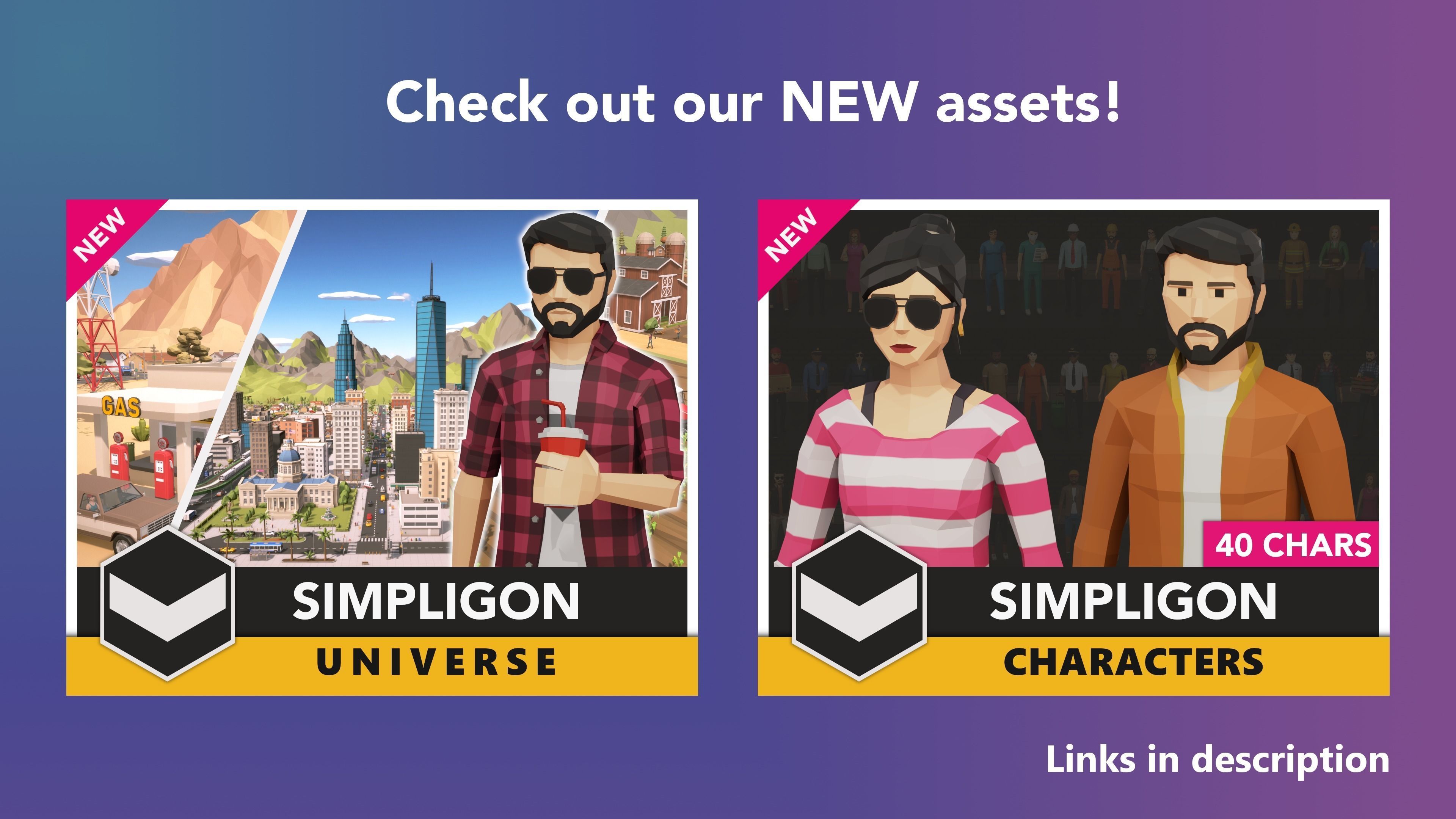 3D model SimplePoly Urban - Low Poly Assets VR / AR / low-poly | CGTrader