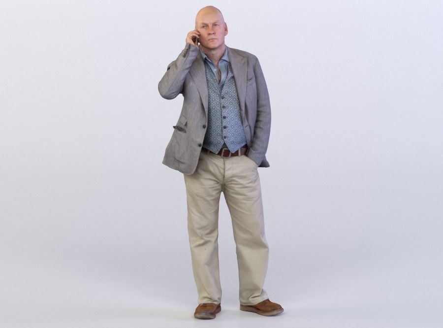 Business posed character models bundle Nr 001 3D model | CGTrader