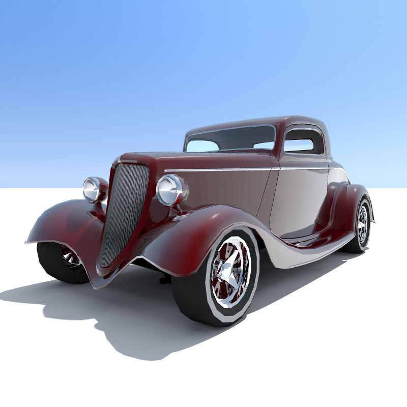 Hot Rod free 3D model | CGTrader