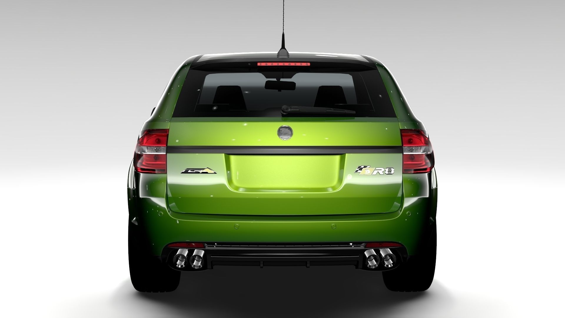 HSV Clubsport R8 Tourer Gen F2 2017 3D model | CGTrader