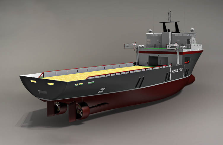 Offshore vessel 3D model | CGTrader