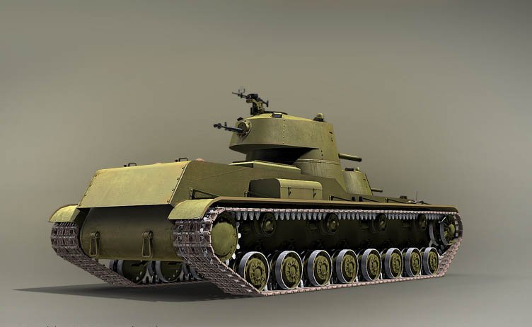 Soviet heavy tank SMK USSR 1939 free 3D model | CGTrader