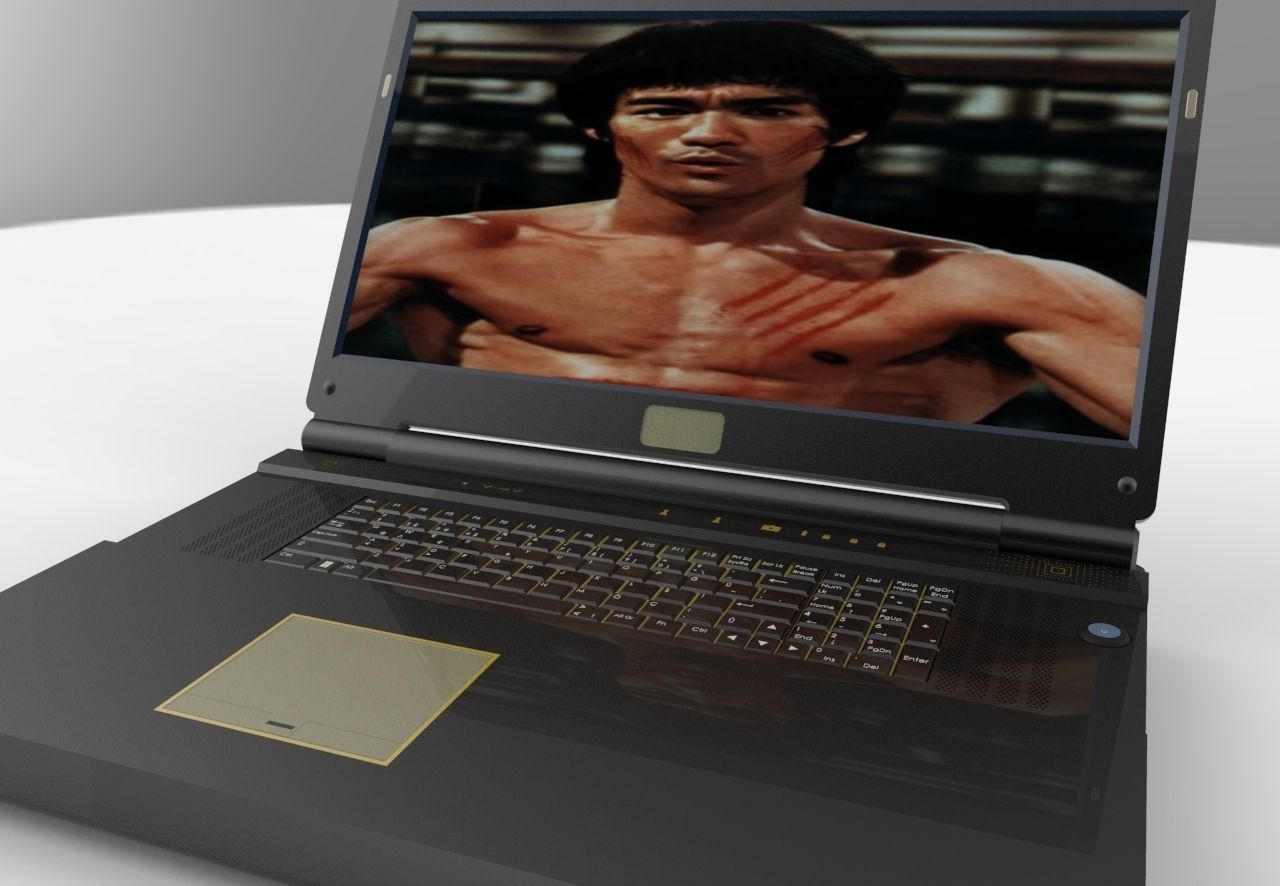 Monster P570WM3D 17 Laptop 3D model | CGTrader