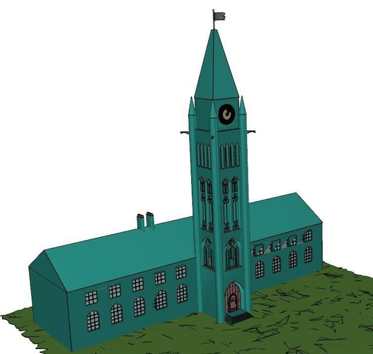 Ottawa Parliament Center Block 3D model | CGTrader