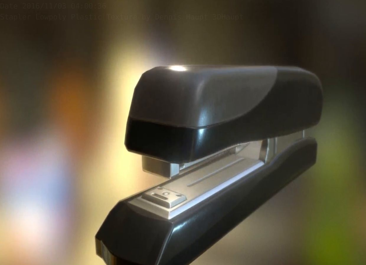 3D model Stapler Rigged And Animated Plastic Version VR / AR / low-poly ...
