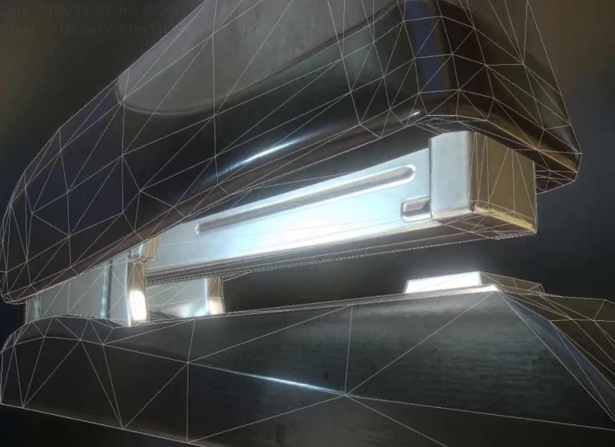 3D model Stapler Rigged And Animated Plastic Version VR / AR / low-poly rigged animated | CGTrader