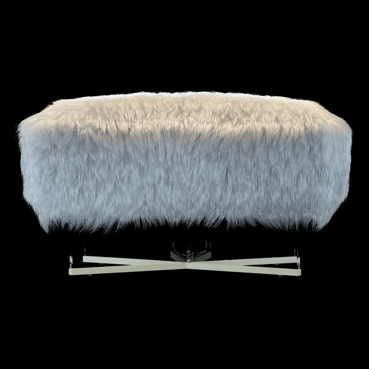 Bleeker ottoman 3D model | CGTrader