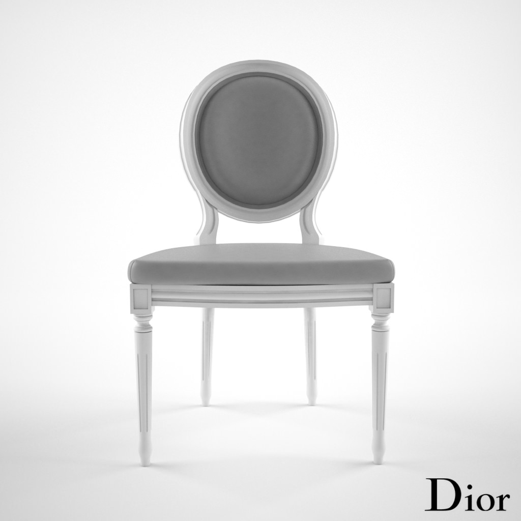 Dior chair 3D Model .max .obj .fbx - CGTrader.com