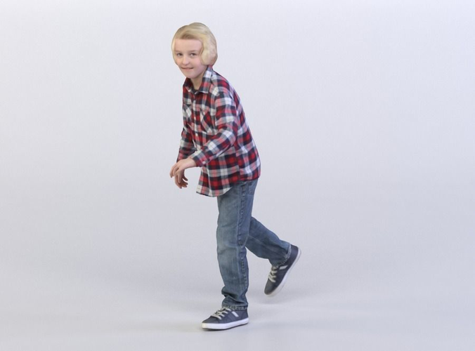 Child Standing Side
