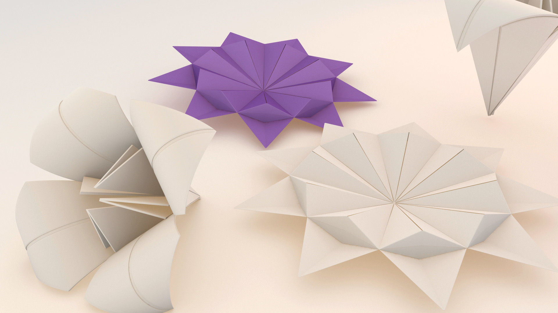 origami 11 3D model | CGTrader