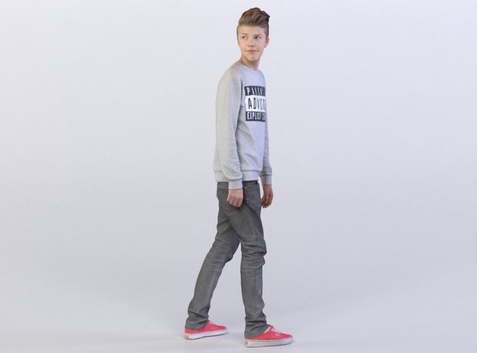 Kid Standing Back