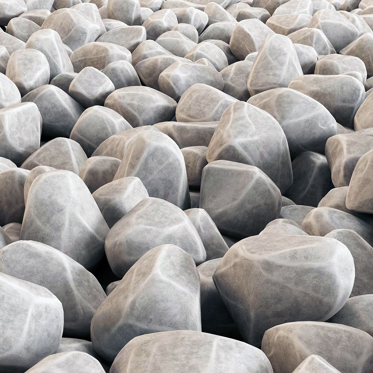 Gravel stone 3D model | CGTrader