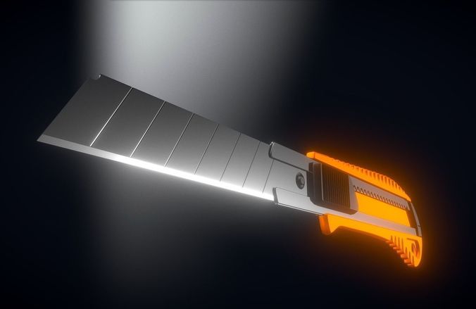 Box Cutter Highpoly Version 3D model animated rigged | CGTrader