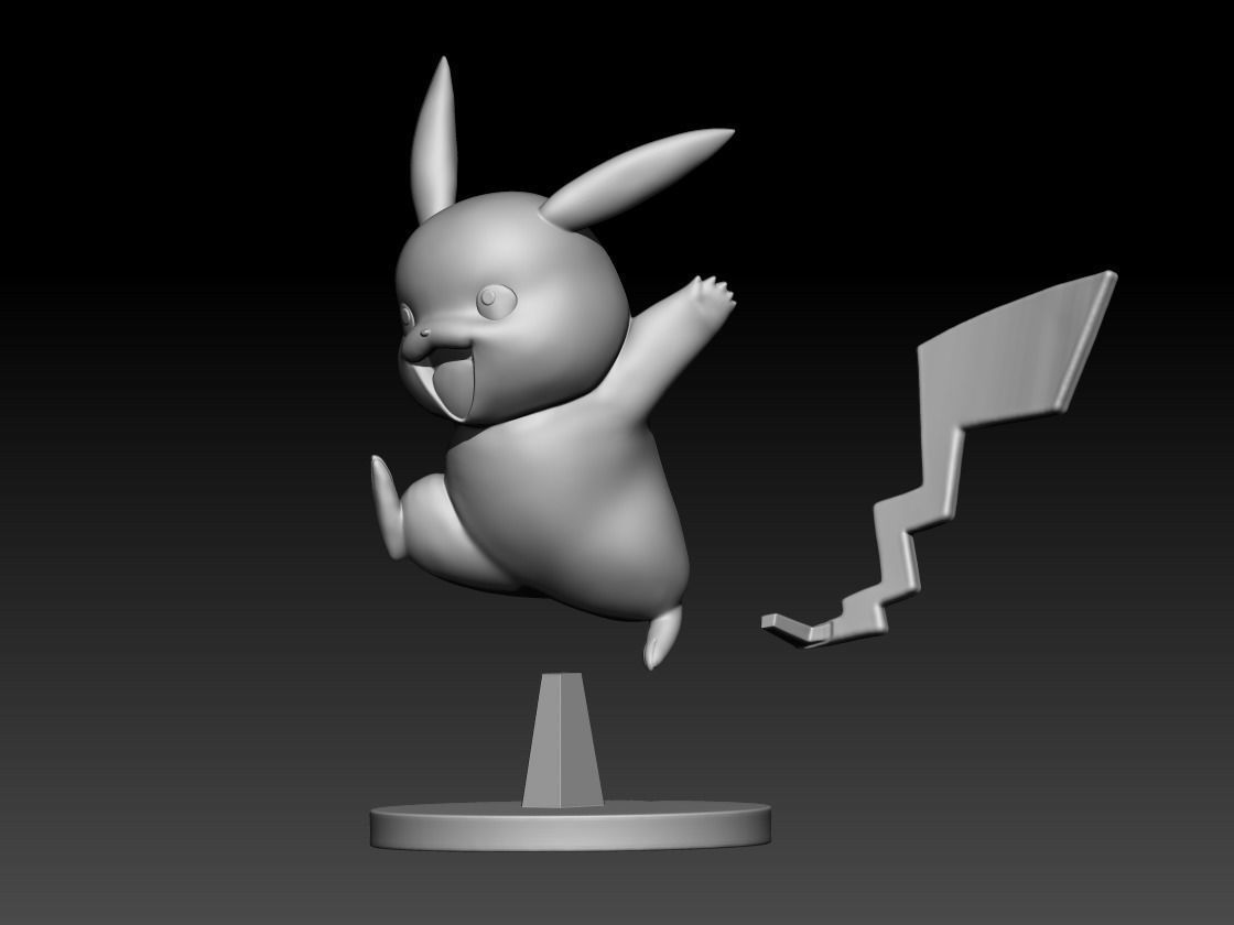 Pika Pika Fanart 3D model 3D printable | CGTrader