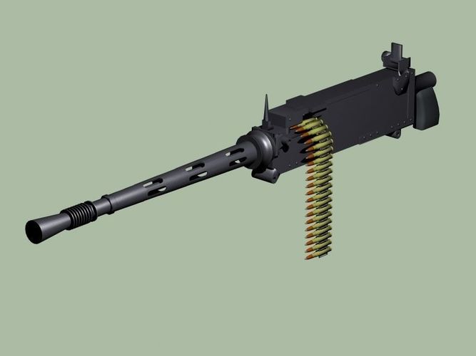 Browning 303 machine gun 3D model | CGTrader