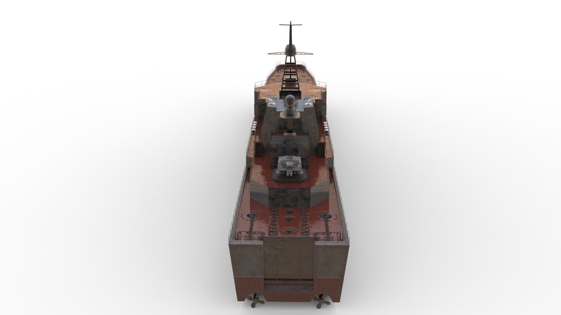 3D model Ropucha Class Landing Ship VR / AR / low-poly | CGTrader