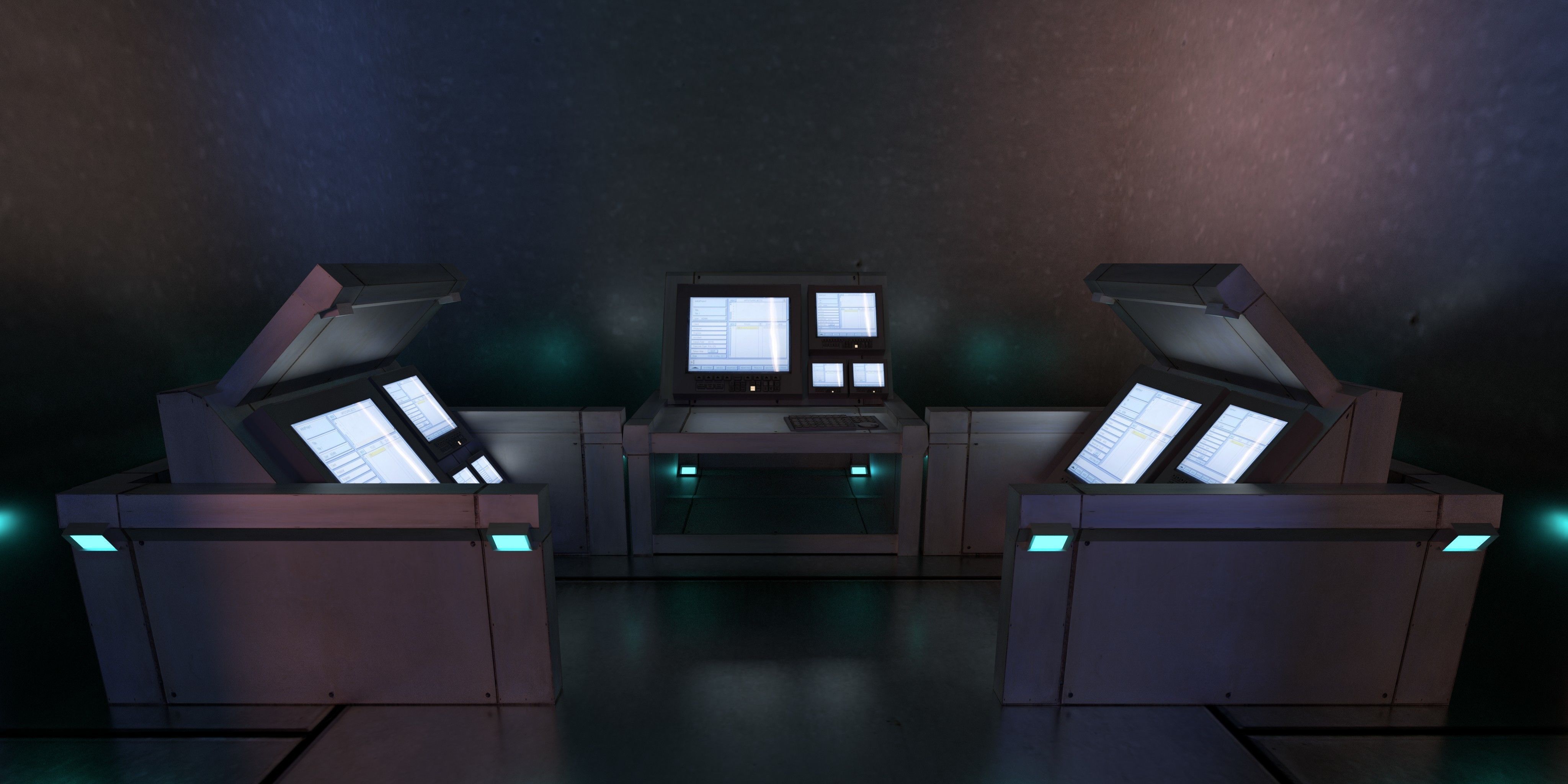 3D model Modular Electronics Scenery Props Environment Pack Sci Fi VR ...