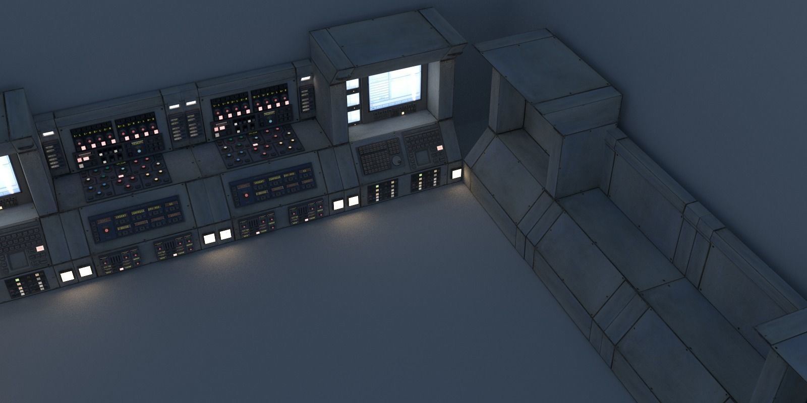 3D model Modular Electronics Scenery Props Environment Pack Sci Fi VR ...