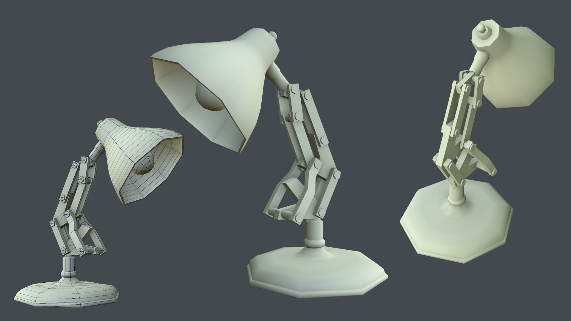 3D model Table lamp VR / AR / low-poly | CGTrader
