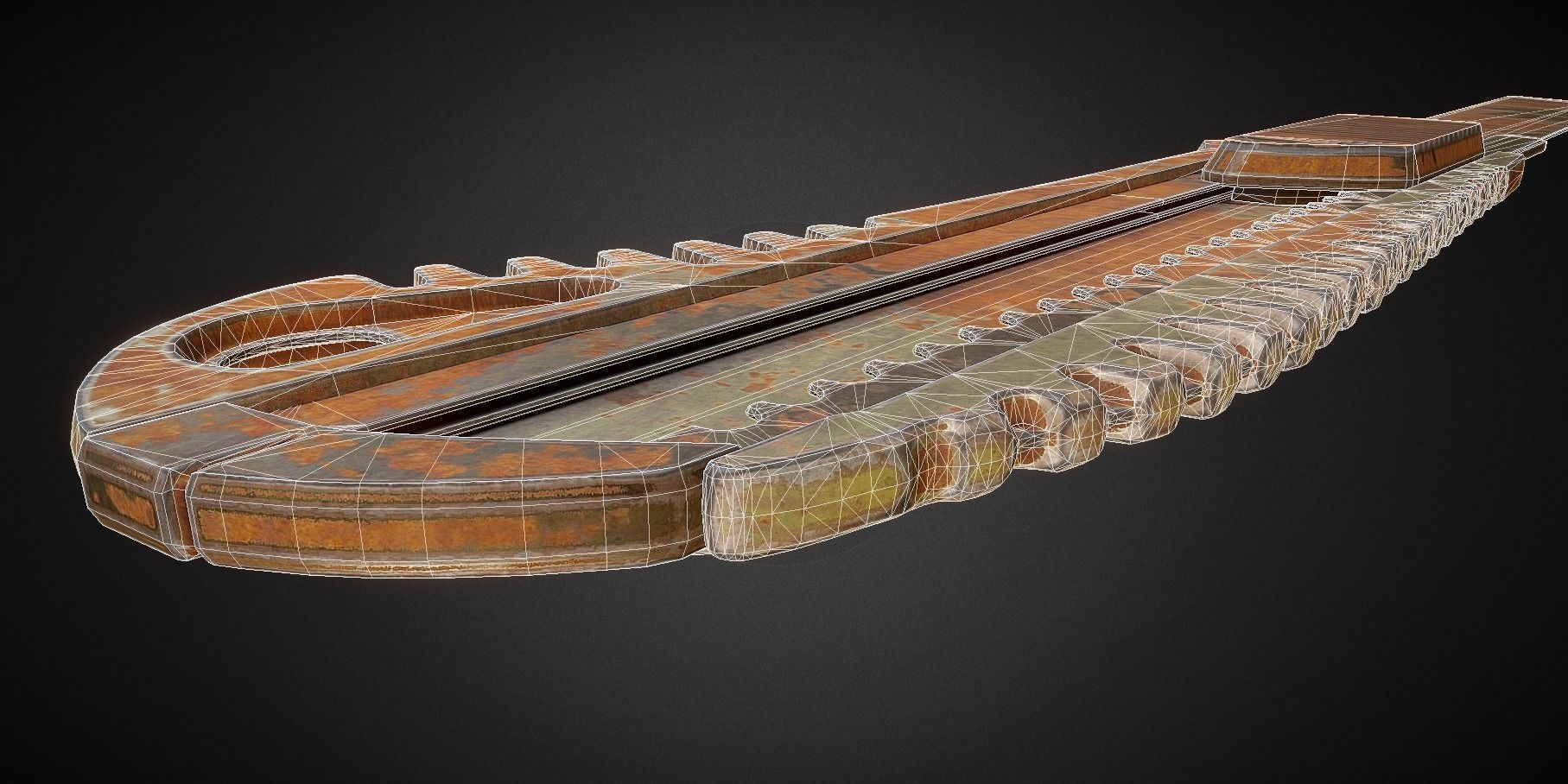 3D model Box Cutter Lowpoly Rusty Version - Gameready - PBR VR / AR ...