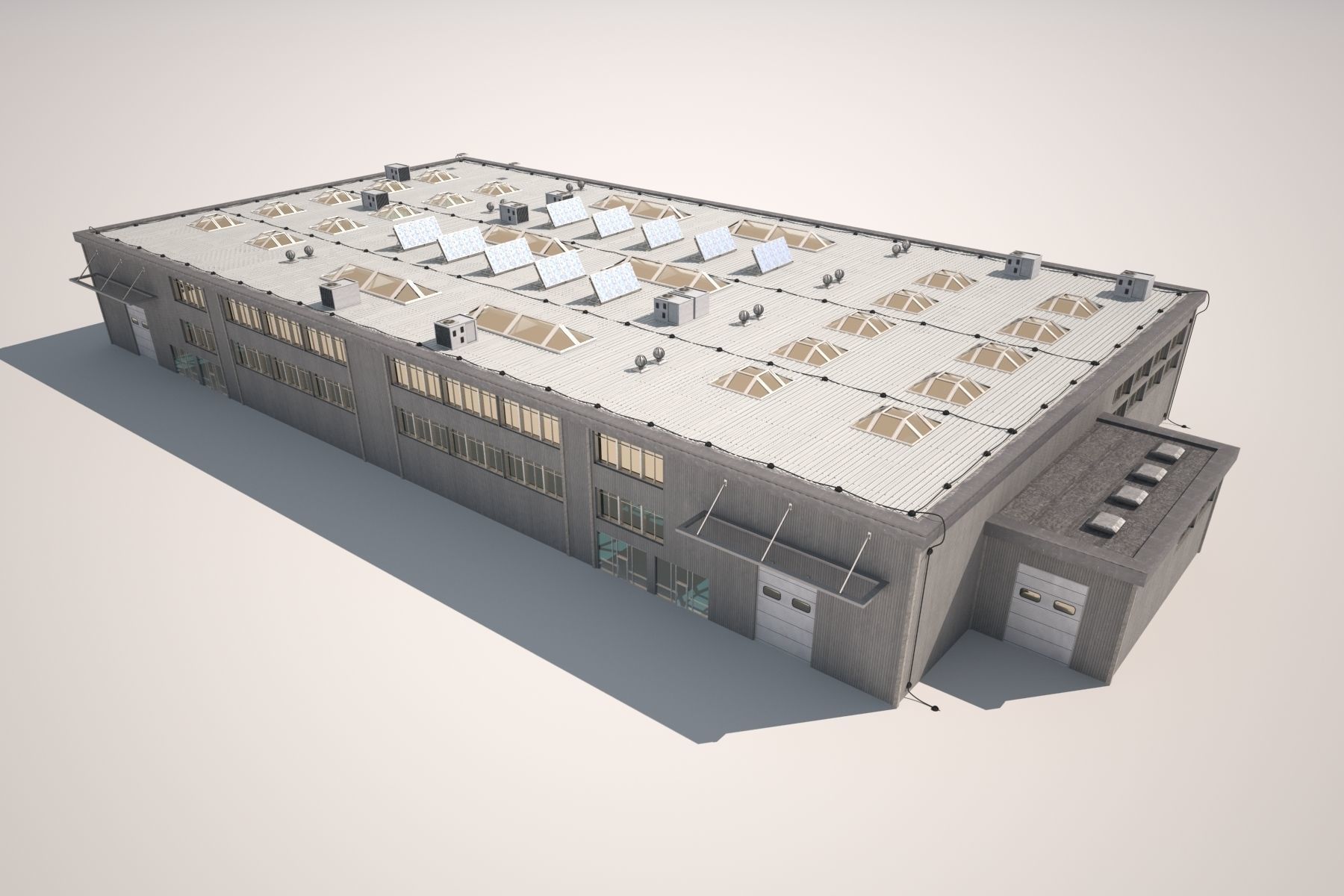 Cargo Building 7 3D model | CGTrader