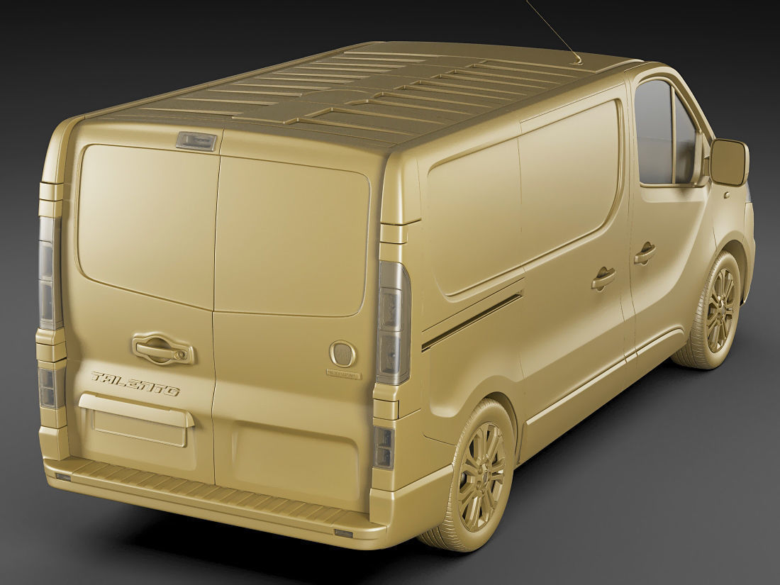 Fiat Talento 2016 Panel Van 3D model | CGTrader