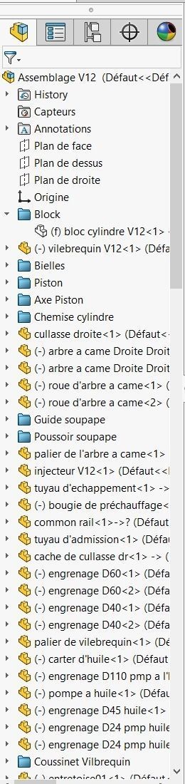 V12 Engine Model with native file Solidworks 3D model | CGTrader