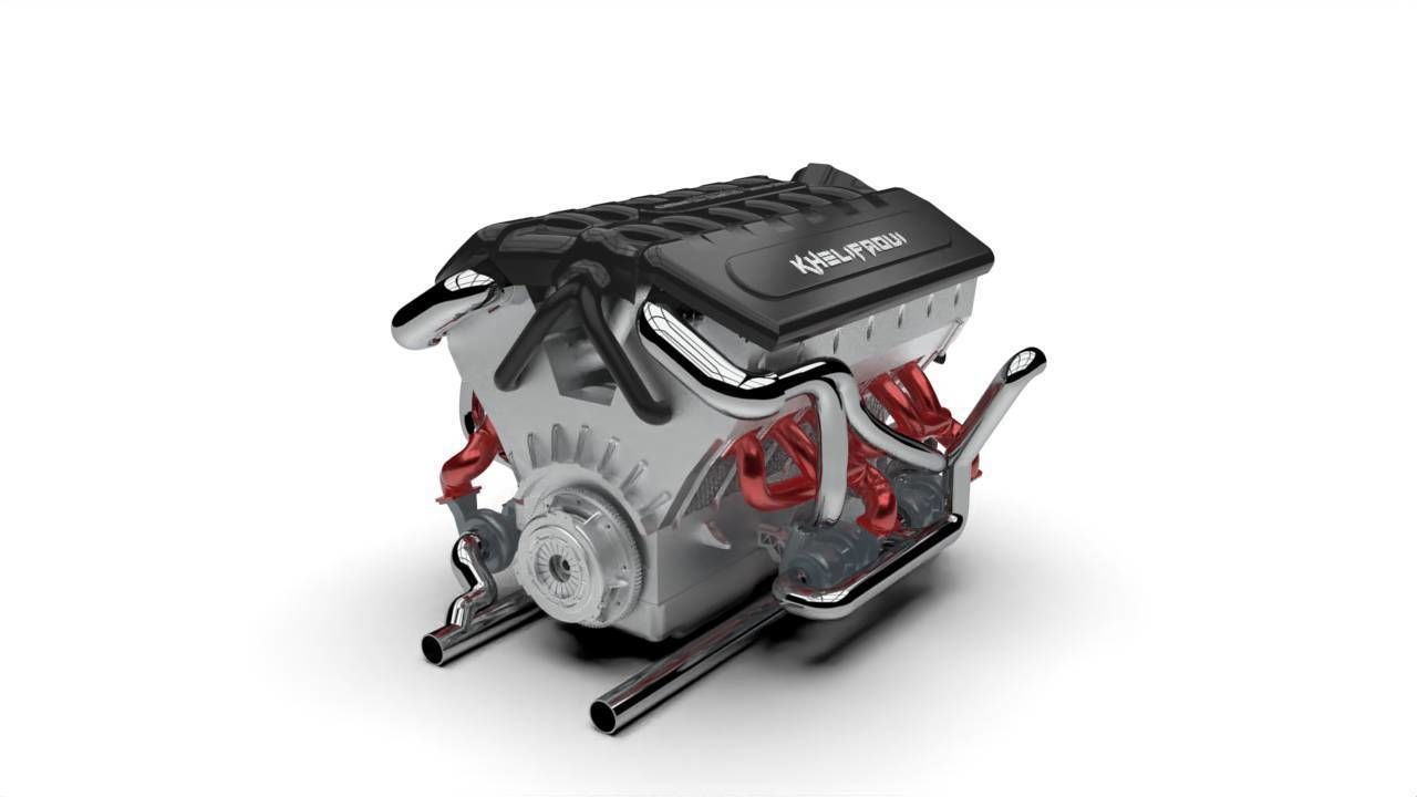 V12 Engine Model with native file Solidworks 3D model | CGTrader