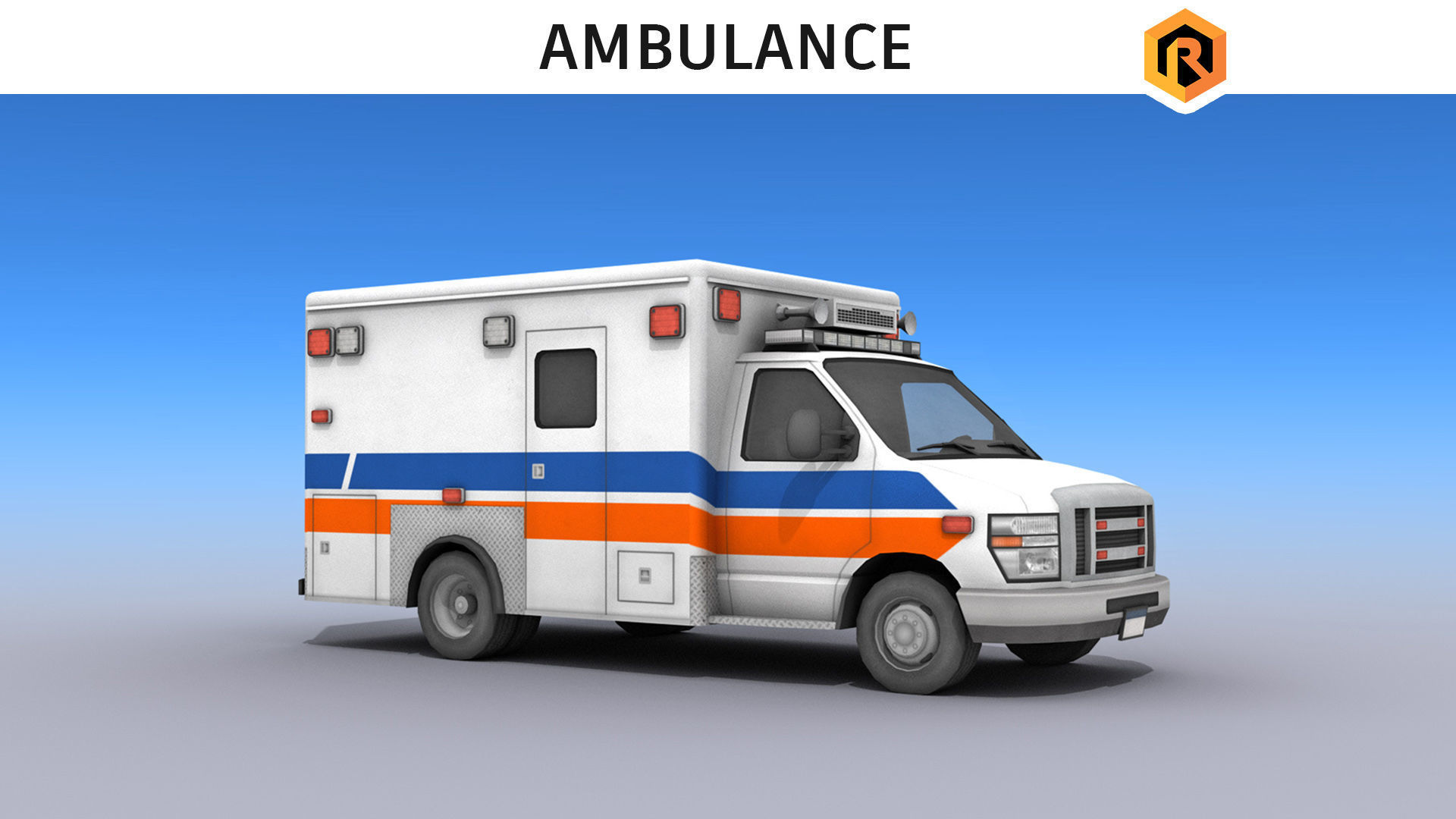3D model Ambulance Vehicle VR / AR / low-poly | CGTrader