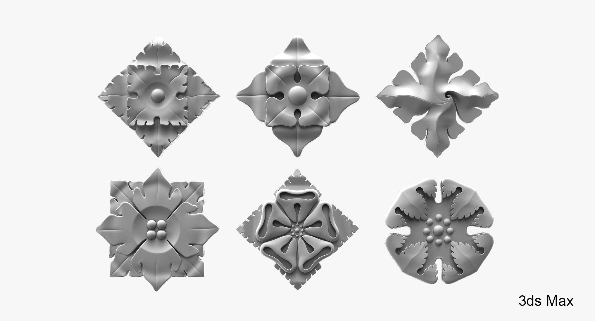 Architectural Ornament vol 01 3D model | CGTrader