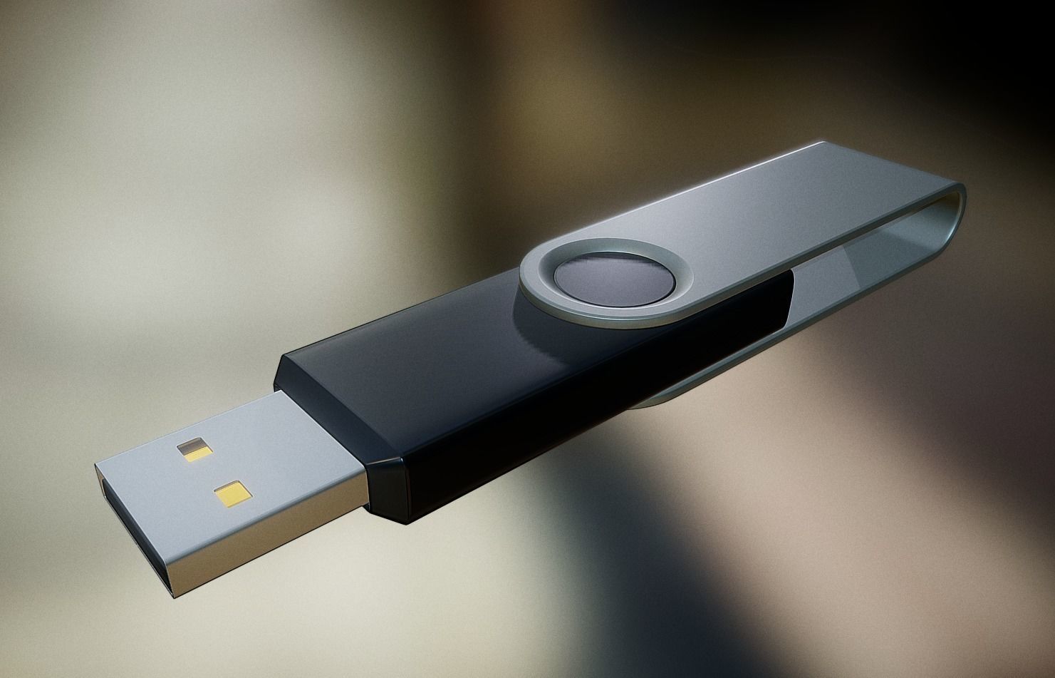 3d Model Usb Stick Collection - Gameready - Pbr Textures Vr Ar Low