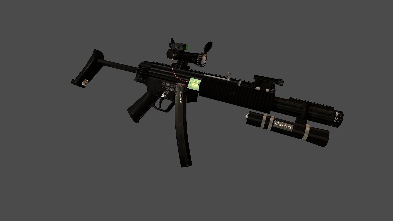 3D model Near Future SMG MP5 lowpoly VR / AR / low-poly | CGTrader