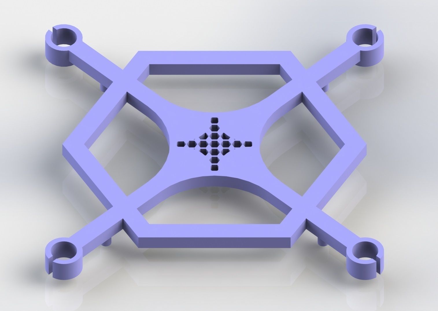 Mini Quadcopter Frame free 3D model 3D printable | CGTrader