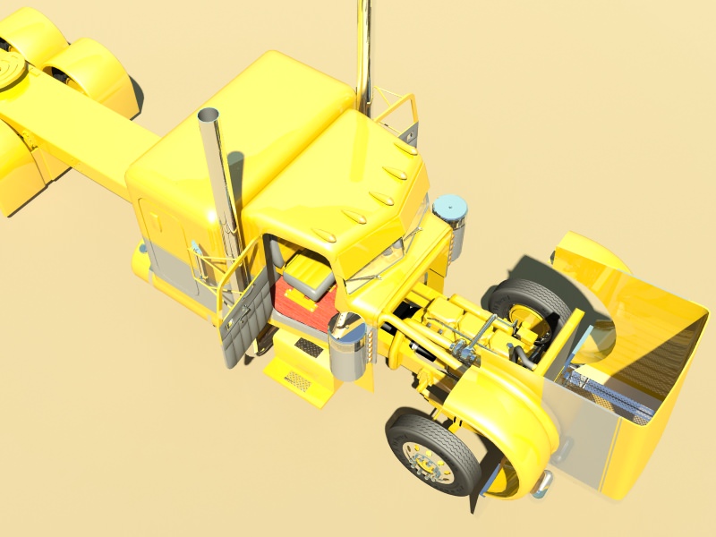 Custom Semi Truck 3D model | CGTrader