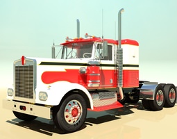 Custom Semi Truck 3D Model MAX OBJ 3DS FBX MTL TGA | CGTrader.com