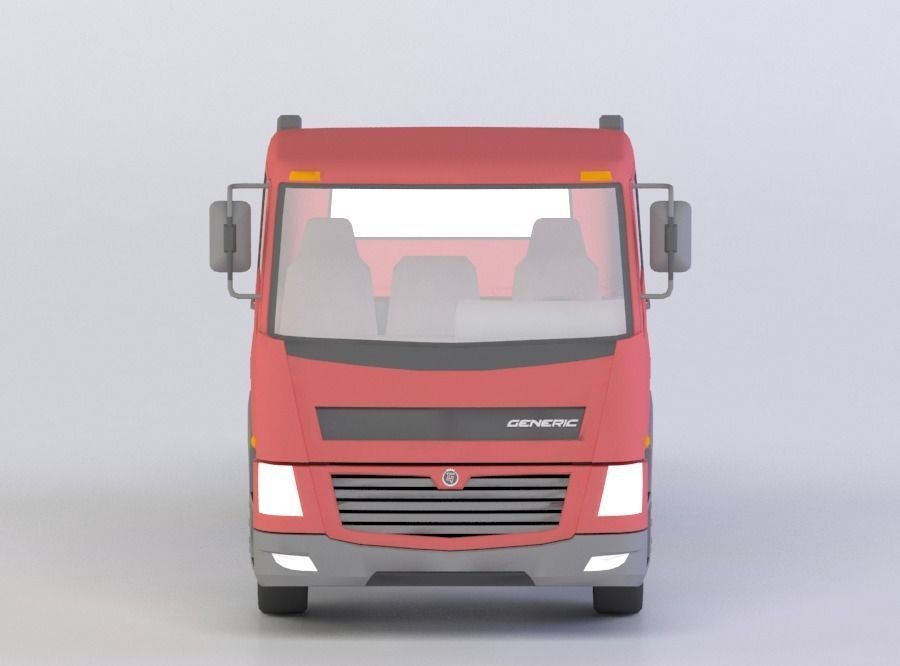 3D model GENERIC TRUCK SERIES100 3D MODEL VR / AR / low-poly | CGTrader