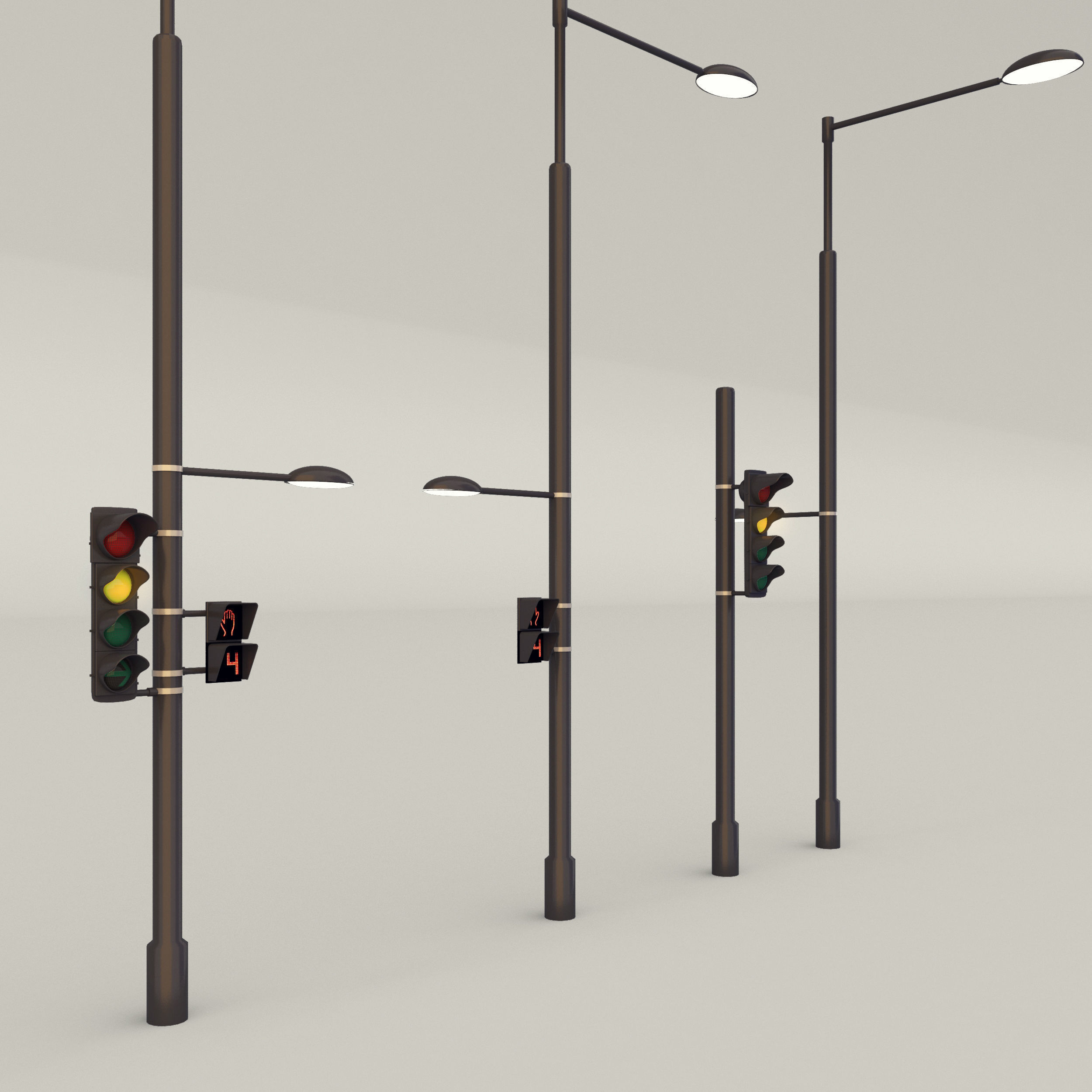 Traffic Lights 3D model | CGTrader