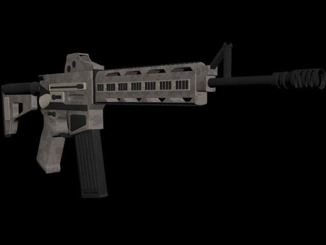 Gun SMG MK18 Variant free VR / AR / low-poly 3D model | CGTrader