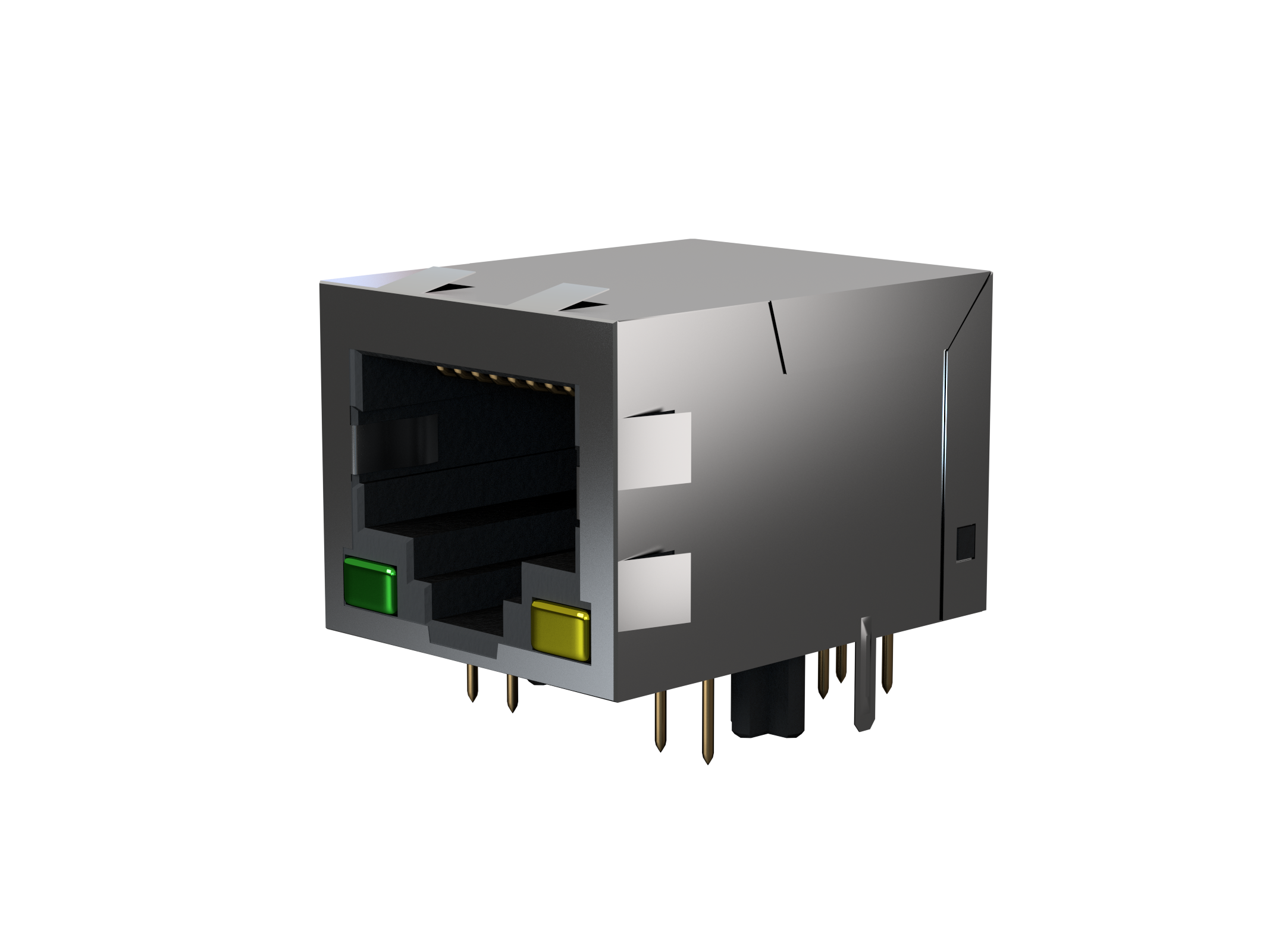 Ethernet socket 3D model | CGTrader