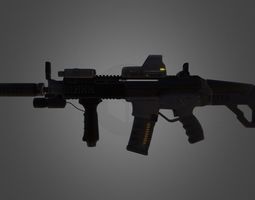 Assault rifle 3D Models | Download 3D Assault rifle files | CGTrader.com