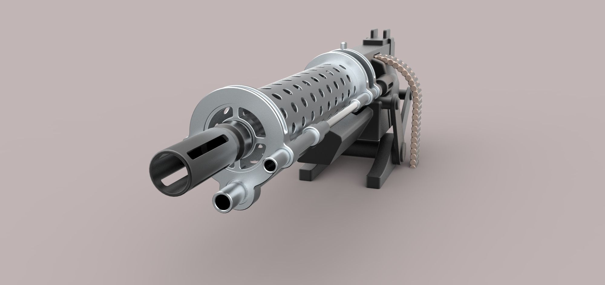 Machine gun 3D model | CGTrader