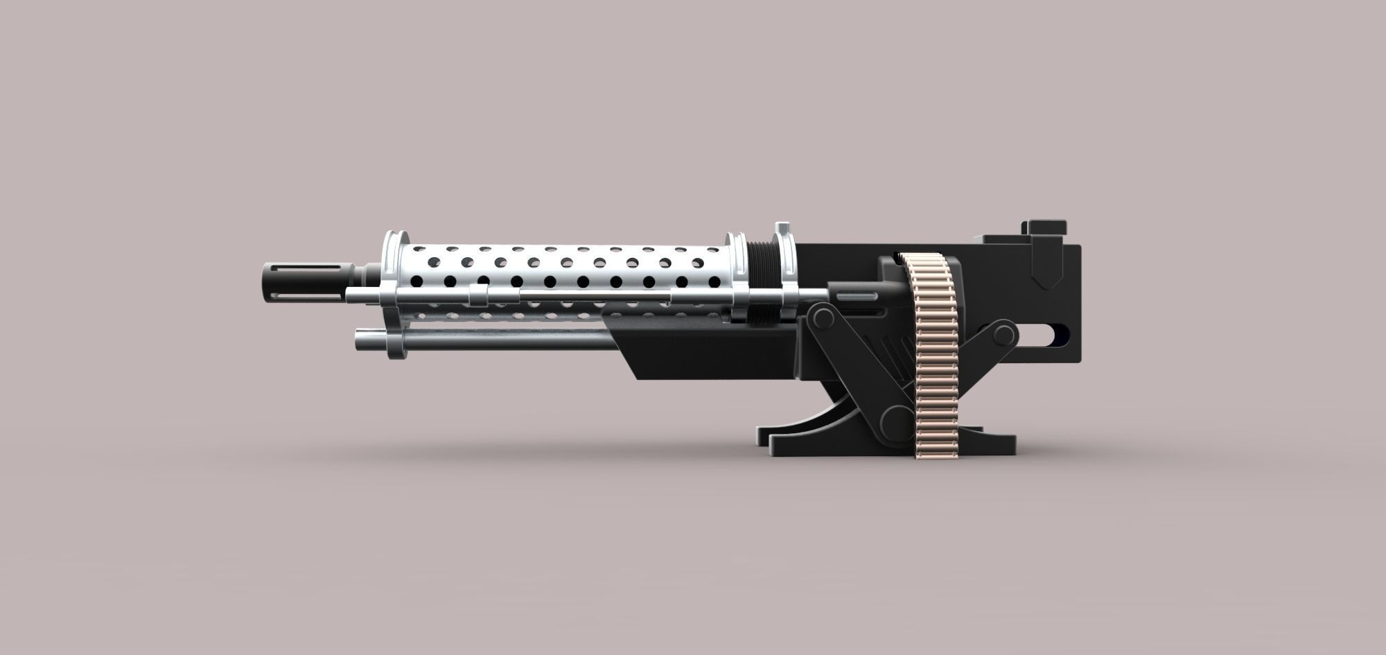 Machine gun 3D model | CGTrader