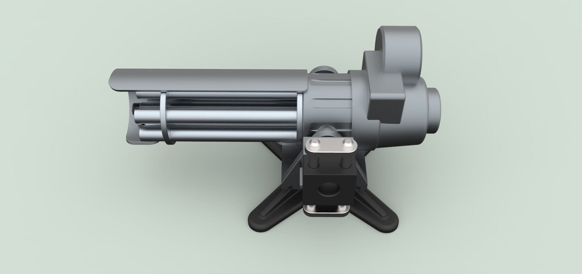 Machine gun 2 3D model | CGTrader