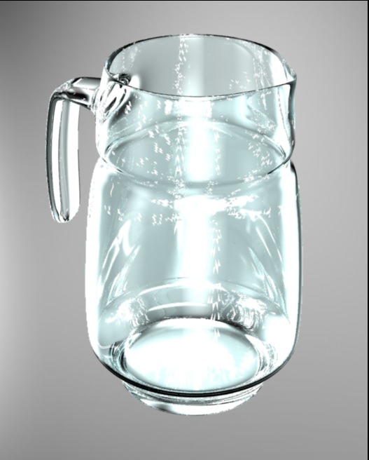 pitcher glass with water in it free 3D model | CGTrader