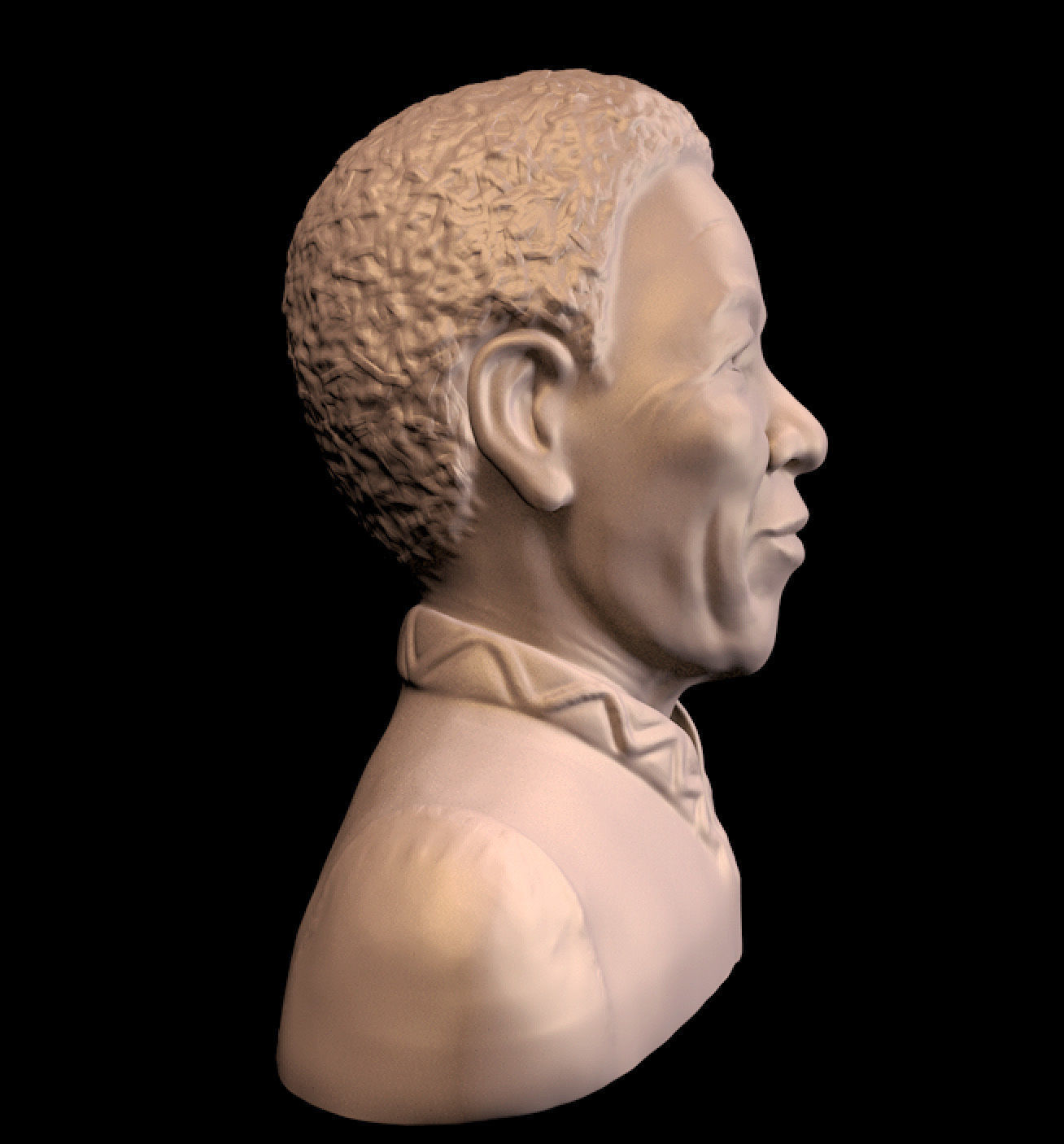 Nelson Mandela 3D print 3D model 3D printable | CGTrader