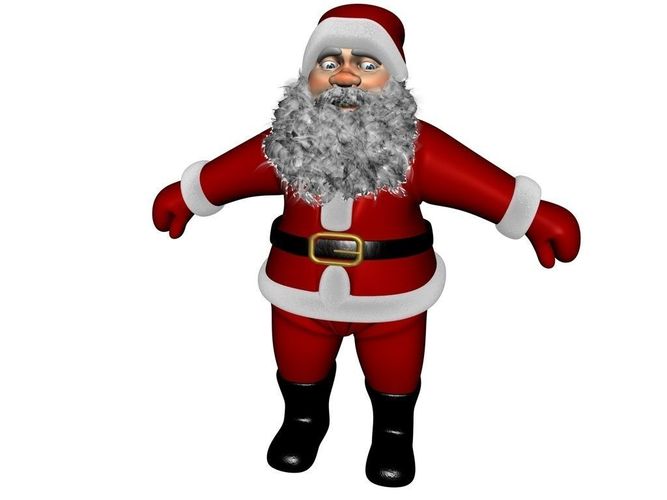 Santa 3D Model 3D model | CGTrader