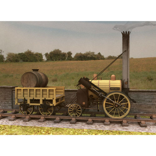 Rocket Train 3D model | CGTrader