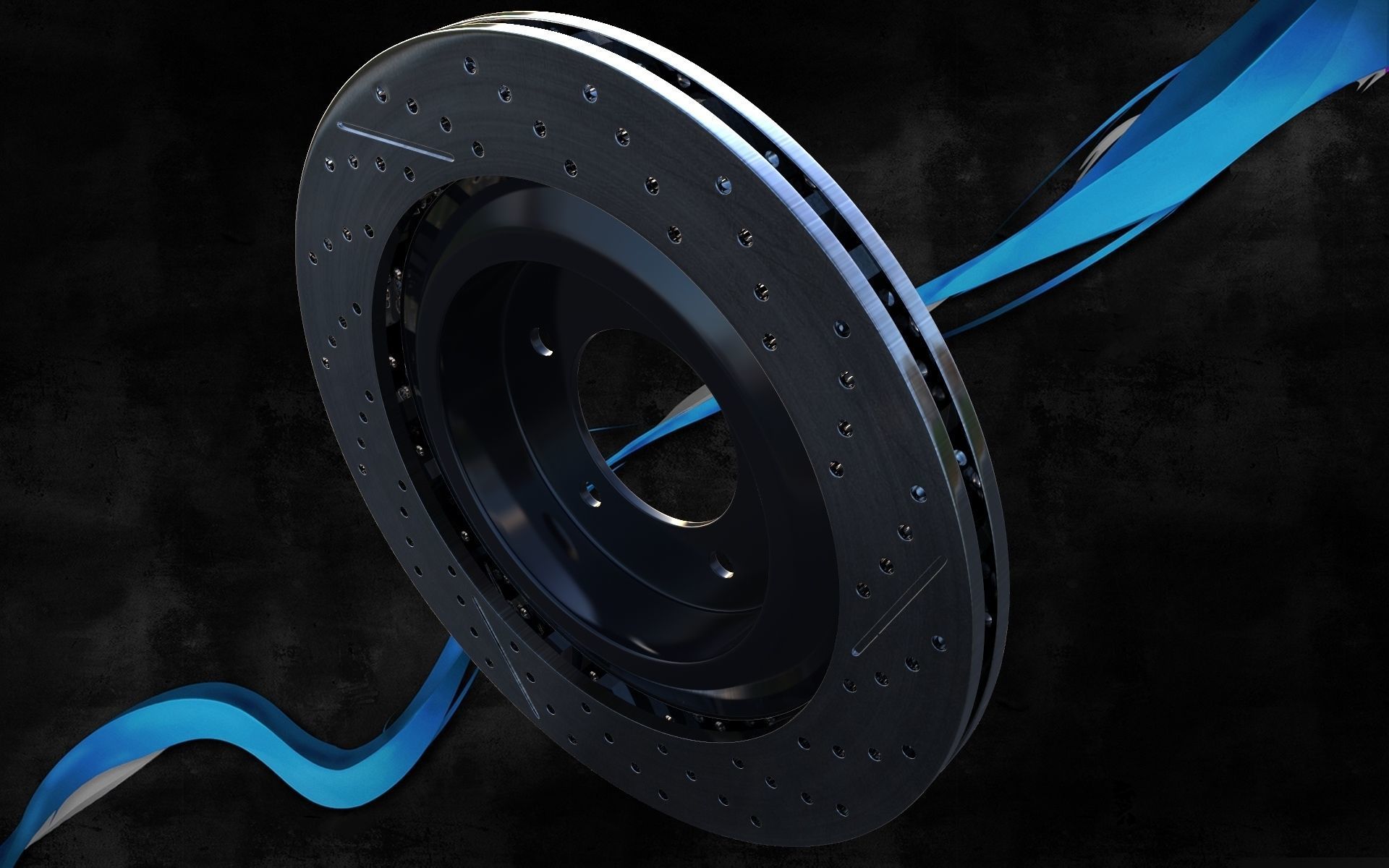 3D model Brake disk AMG VR / AR / low-poly | CGTrader